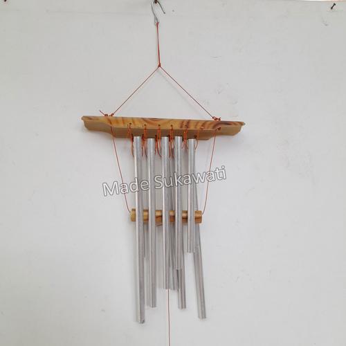 Jual Lonceng aluminium mini bambu 17cm Krincingan wind chime 10 pipa ...