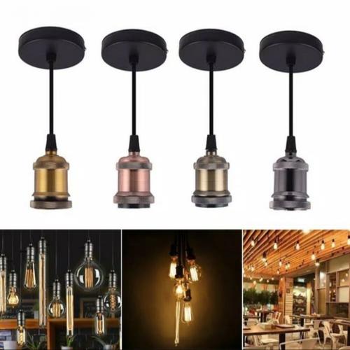 Jual Fitting Gantung Lampu Edison-Fitting gantung Cafe-Fitting E27 ...