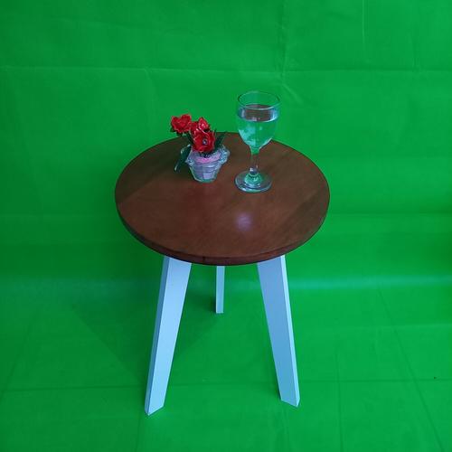 Jual Meja tamu Kayu Round Coffee Table Minimalis meja scandinavian kayu ...