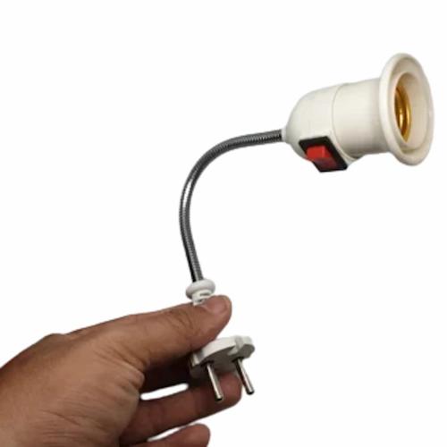 Jual FITTING LAMPU COLOKAN LISTRIK FLEXIBLE SAKLAR ON/OF E27 EKSTENSI ...