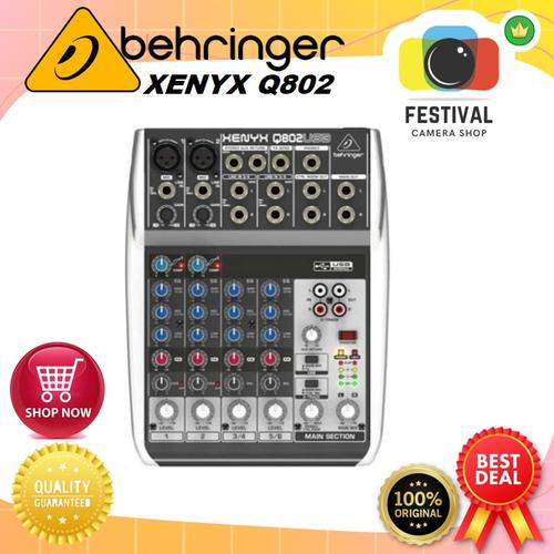 Jual MIXER BEHRINGER XENYX Q802 USB ORIGINAL / MIXER AUDIO BEHRINGER Q ...
