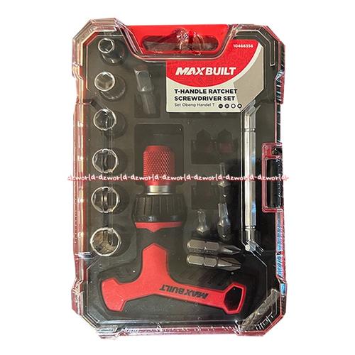 Jual Krisbow T Handle Ratchet Screwdriver Bit Set 18Pcs Peralatan Kunci ...
