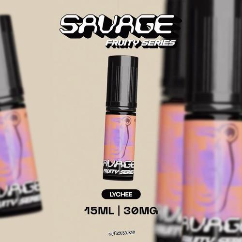 Promo Savage Lychee Mint Fruity Series Salt Nic 15ML by Oura x Riot ...