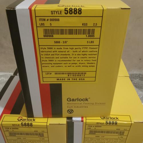 Jual gland packing ,Garlock style,5888 uk 3/8 ( 10mm) x 2,5 kg ...