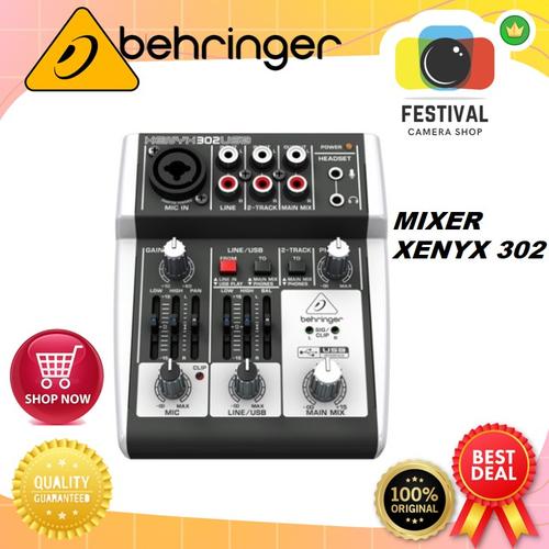 Jual BEHRINGER XENYX 302 USB 3 CHANNEL MIXER - Kota Bandung - Festival ...