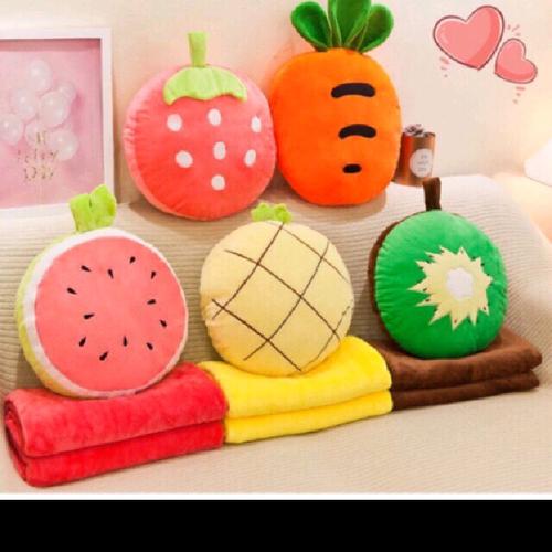 Jual Bantal Boneka Buah Buahan,Buah Semangka Nanas stroberi kiwi ...