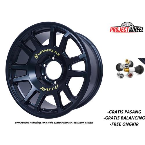 Jual VELG TERBARU DARI HSR SWAMPERS RALLY R18 FORTUNER PNP - Jakarta ...
