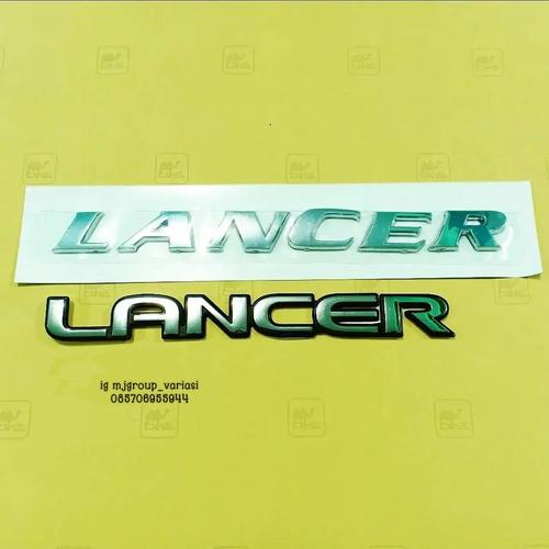 Jual Emblem logo LANCER mitsubishi ukuran original bagasi - Seri Baru ...