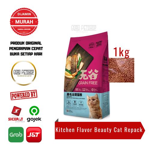 Jual Kitchen Flavor Grain Free Beauty 1kg Kitchen Flavor Beauty All Stage - KF-BEU-1Kg-Rpck ...