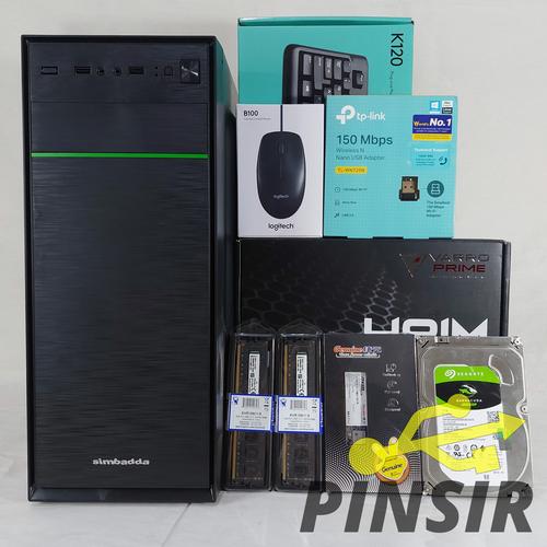 Jual CPU PC Rakitan Intel Core i5 RAM 8GB SSD 256GB Office Admin Kantor ...