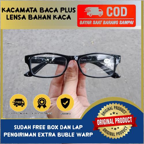 Jual kacamata baca (ASLI KACA )kacanata plus gagang per lensa asli kaca ...