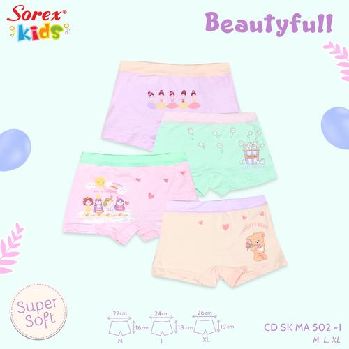 Jual Celana Dalam Anak Perempuan Boxer Anak Super Soft Sorex Kids 502 - Jakarta Barat - YOUnYOU ...