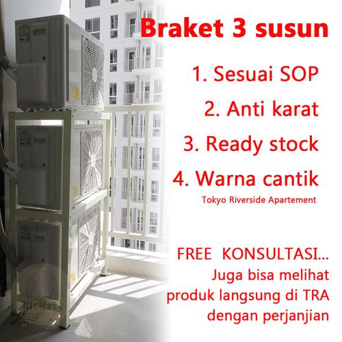 Jual Braket dudukan outdoor 3 unit Ac 2 Bed Room apartemen PIK 2 ...