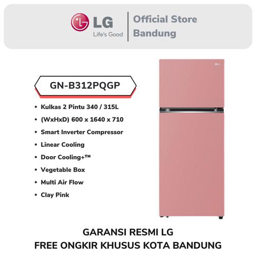 Jual LG KULKAS 2 PINTU Top Freezer Macarons Color GNB312PQGP / GN ...