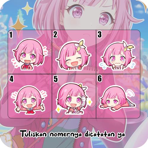 Jual Stiker Glossy Emu Otori Project Sekai, Sticker Anime Game - Kab ...