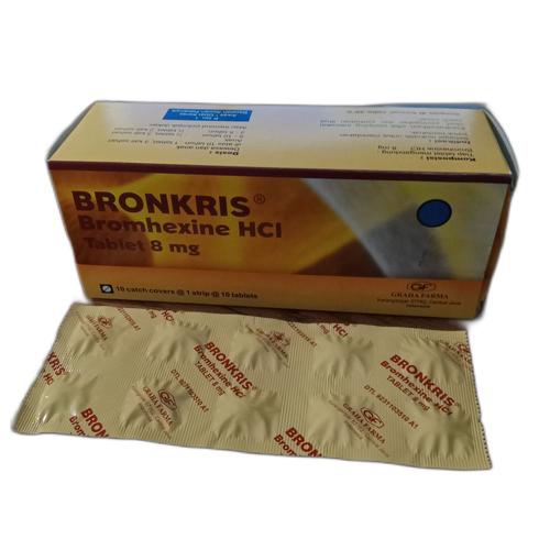 Jual Bronkris Bromhexine HCl 8 mg strip - Kota Malang - APOTEK TELAGA ...