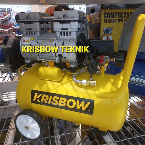 Jual Kompresor Angin Krisbow oil free 1 Hp 24 Ltr 8 Bar 1p Crpdco012 ...