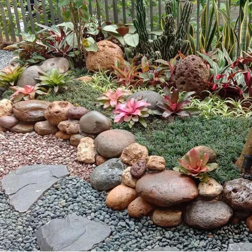 Jual pembuatan taman kering minimalis / batu api / batu koral - Jakarta ...