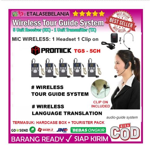 Jual Wireless Tour Guide System - Translator System - 1 Transmitter & 5 ...