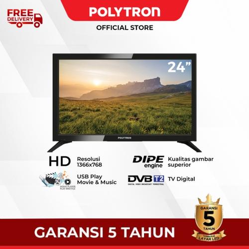 Promo POLYTRON DIGITAL TV 24 Inch PLD 24V1853 Cicil 0% 3x - Kab ...