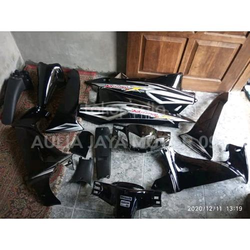 Jual FUL SET COVER BODY HALUS HONDA KARISMA X 125 D WARNA HITAM POLOS ...
