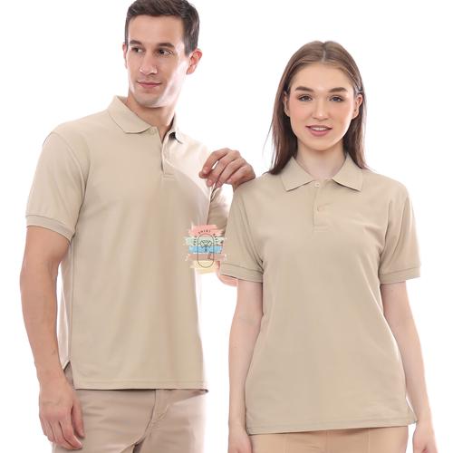 Jual Kaos Polo Shirt kerah Khaki Krem Beige Coksu Latte uk M,L,XL,XXL ...