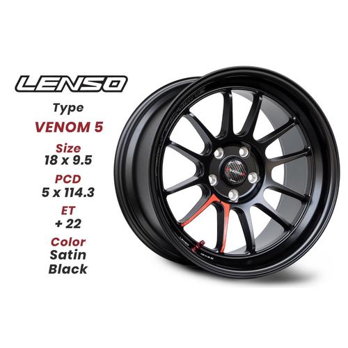 Jual VELG LENSO VENOM 5 RING 18x9,5 ET 22 INNOVA REBORN LIMITED EDITION - Kota Surabaya - duta ...