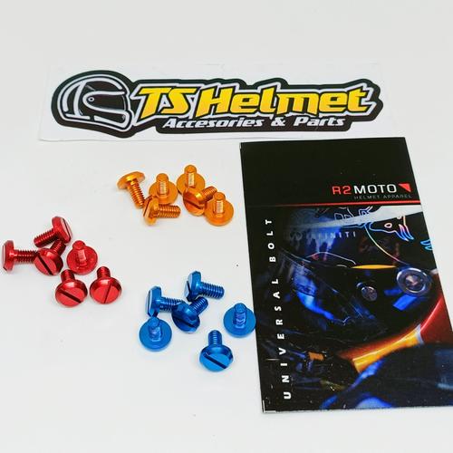 Jual Baut Helm Kyt TTC Nfr Nxrace Nfj Falcon Vendetta K3sv K3 Rsv Kbc ...