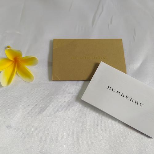 Jual Burberry Care Card/ Burberry Original / Product Care Burberry ...