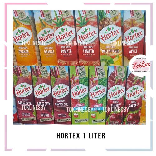 Jual HORTEX 1 liter Jus Buah Beet Jeruk Apple Mint Tomato Multivitamin ...