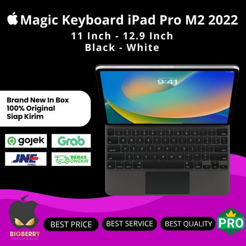 Jual Apple Magic Keyboard for iPad Pro 2022 M2 6th Gen 11 12.9 White ...