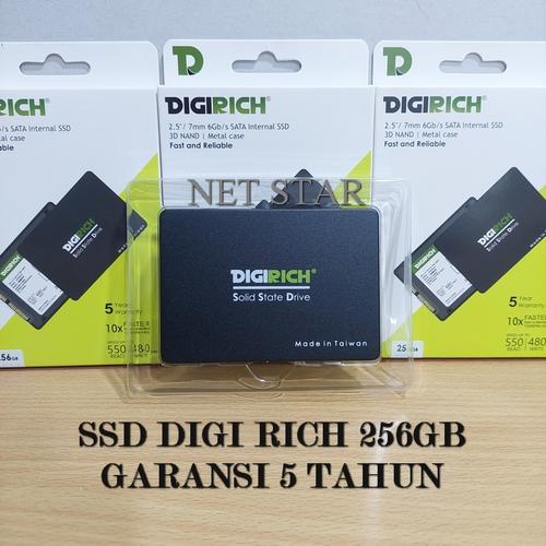 Jual SSD DIGI RICH 256GB 2.5 Inch SLIM 6.0Gb/s SATA 3 Internal SSD ...