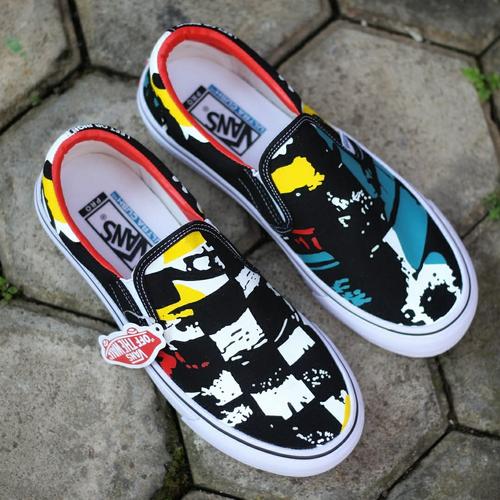 Promo PROMO Sepatu Vans Slip On SF V66 Zine Premium Import Quality - 36 ...
