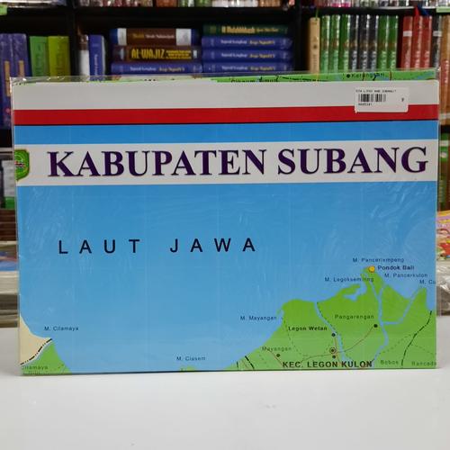 Jual Peta Kabupaten Subang - Kota Bandung - MENARA MEDIA | Tokopedia