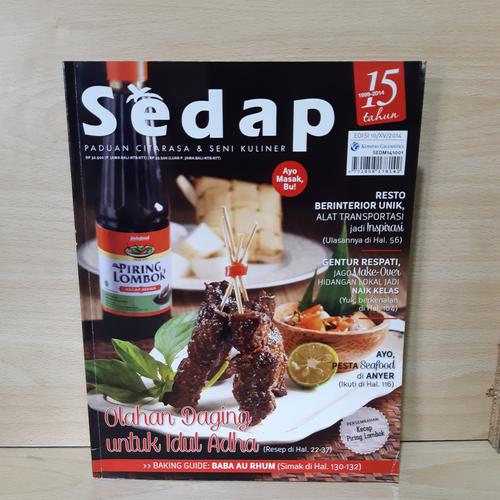 Jual majalah Resep. SEDAP.Edisi 10/XV/2014. OLAHAN DAGING UNTUK IDUL ...