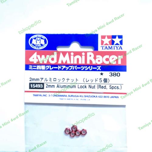 Jual Tamiya 15493 2mm Aluminum Lock Nut (Red, 5pcs.) - Kota Bekasi ...