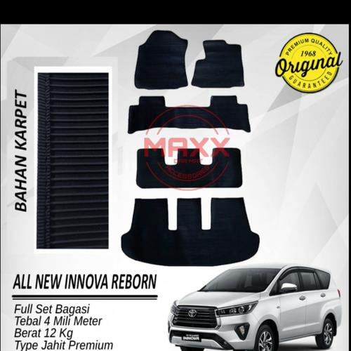 Jual Karpet Mobil Karet PREMIUM Model Jahit INNOVA REBORN 2016-2022 ...