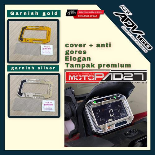 Jual motopad27 garnish cover speedo ADV 160 - silver - Kota Tangerang ...