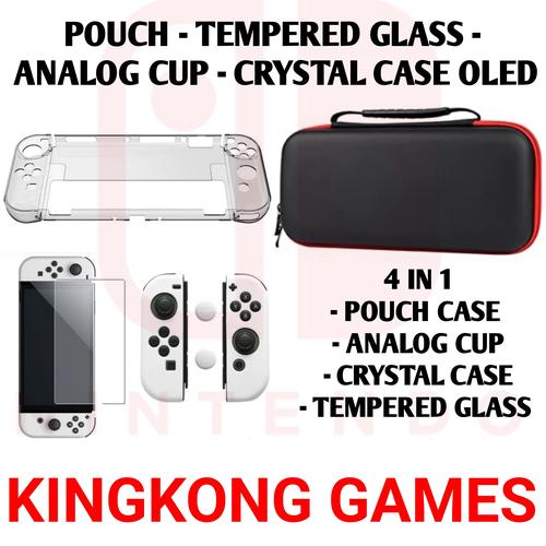 Jual Tas Nintendo Switch Oled Pouch Tempered Glass Switch Oled Crystal ...