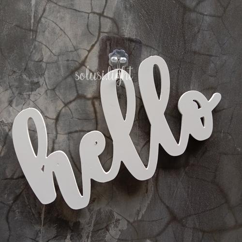 Jual Tulisan Hello PVC Minimalis 15 x 30cm Backdrop Hello PVC - Hiasan ...