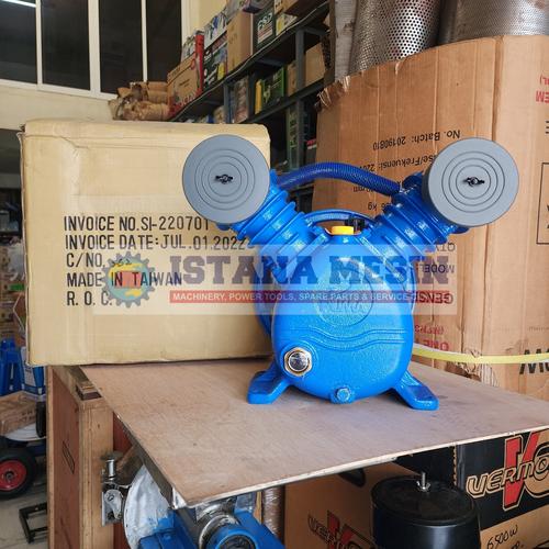 Jual KEPALA KOMPRESSOR BARE KOMPRESOR ANGIN 2 PISTON PUMA 2HP 2PK ...