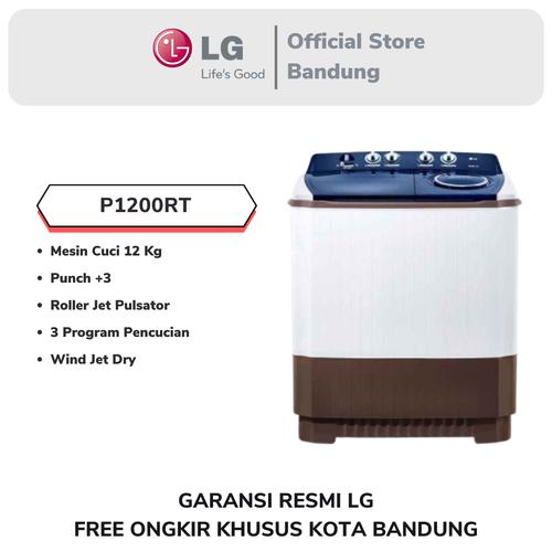 Jual LG MESIN CUCI 2 TABUNG 12KG P1200RT / P-1200RT - Kota Bandung ...
