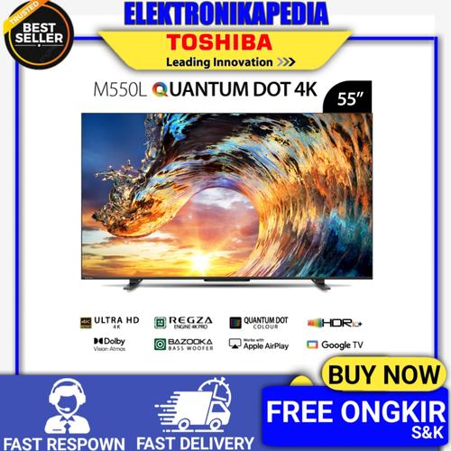 Jual LED TV TOSHIBA 55M550LP M550L 55 INCH GOOGLE TV QLED PREMIUM HDR 4K - Kota Bekasi ...