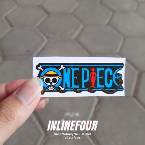 Jual Sticker Hologram Anime - Stiker Logo One Piece - Wibu Jepang uk 7 ...