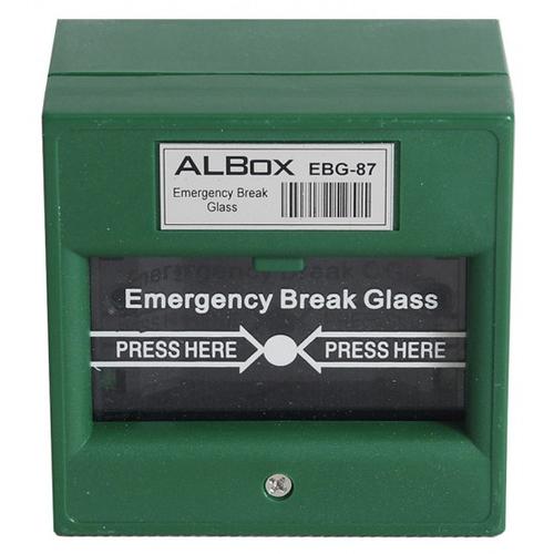 Jual Emergency Break Glass (Manual Call Point) - Albox EBG-87 - Merah ...