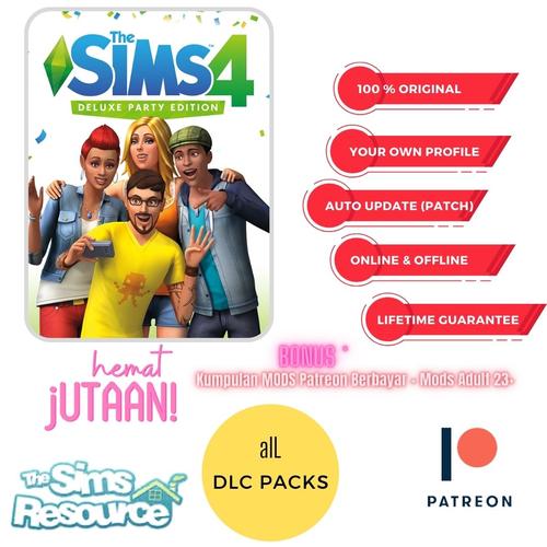 Jual MAC & Windows - Original The Sims 4 + All DLC + Big Bonus (MK ...