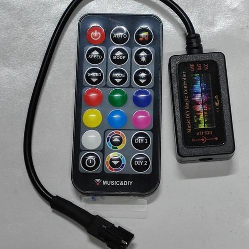 Jual Controller Ws2811 Ws2812b Sensor Suara Musik Remote Vu Meter