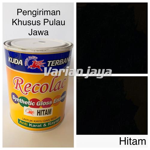 Jual Recolac Kuda Terbang Cat Besi Anti Karat Cat Kayu Anti Rayap Hitam ...