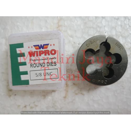 Jual Mata Senai Snai drat luar / Round Dies 5/8" x 11 BSW WIPRO - Kota ...