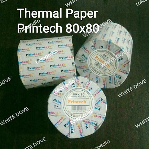Jual Thermal Paper Printech 80x80 kertas struk kasir termal 80 x 80 ...
